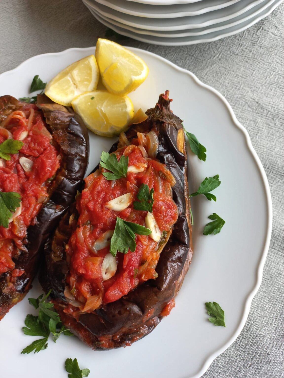 Imam Bayildi Recept, Traditioneel Turks Aubergine Gerecht - Lekker ...